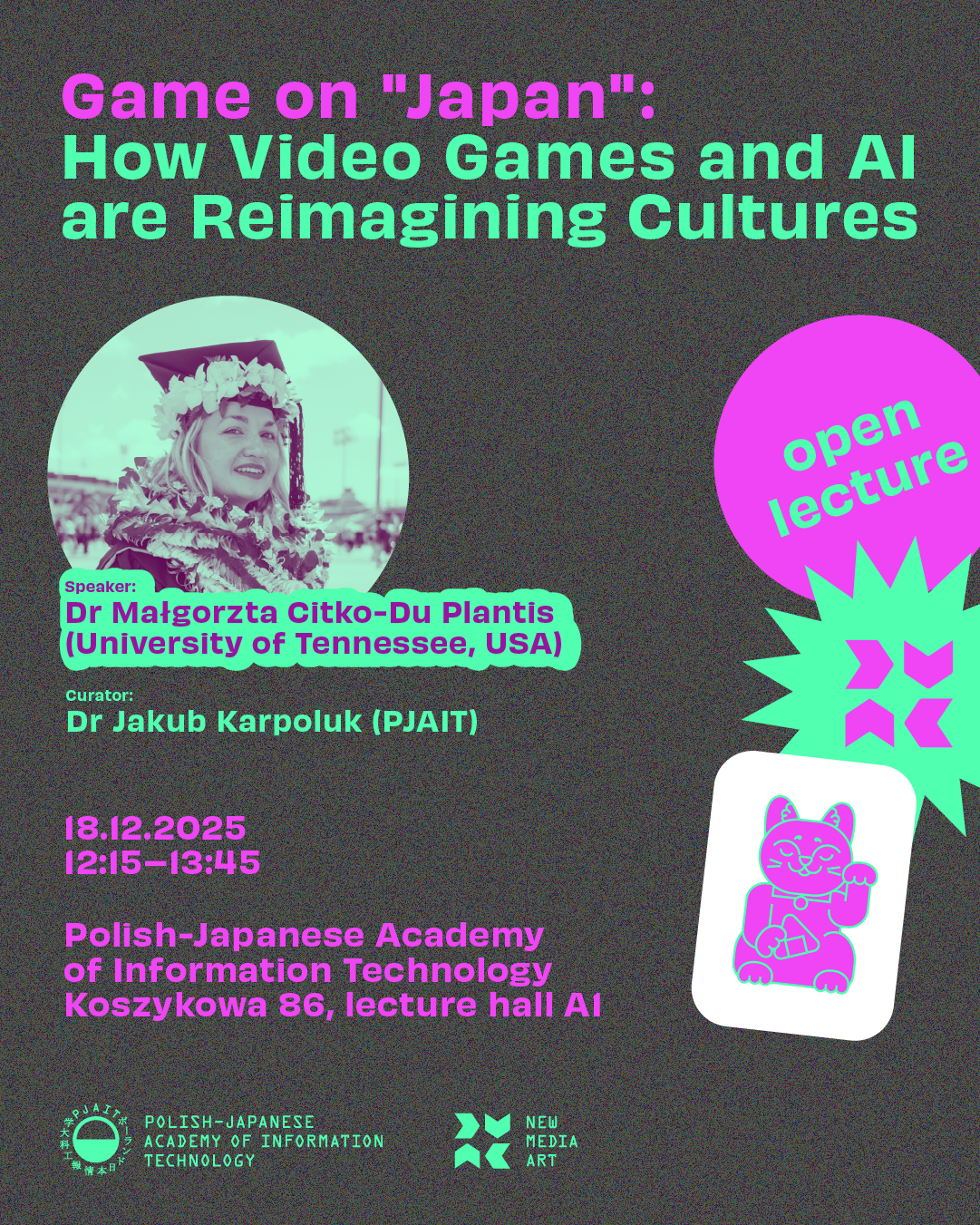 Game on "Japan": How Video Games and AI are Reimagining Cultures - PJAIT